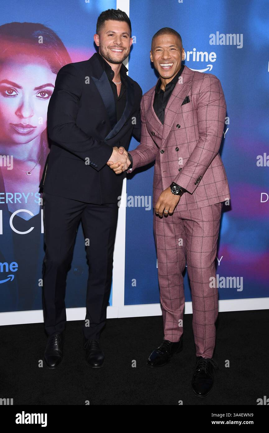 New York, USA. 18th Mar, 2025. (L-R) Nick Barrotta and Shannon LaNier ...