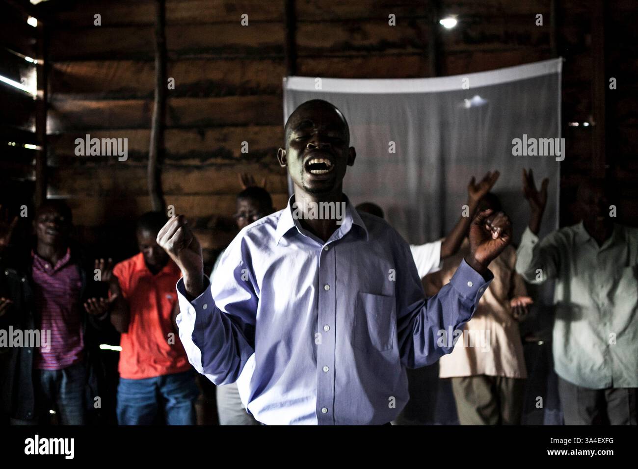 Apr 26, 2014 - Goma, North Kivu, Congo - John Akilimali comes regularly ...