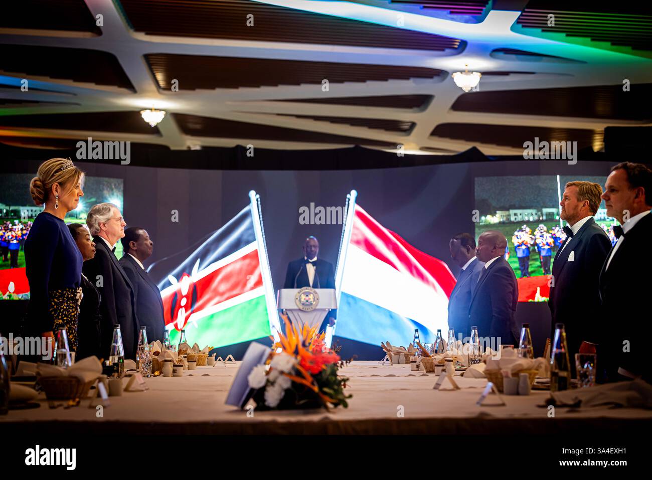 Nairobi, Kenya. 18th Mar, 2025. King Willem-Alexander, Queen Maxima ...