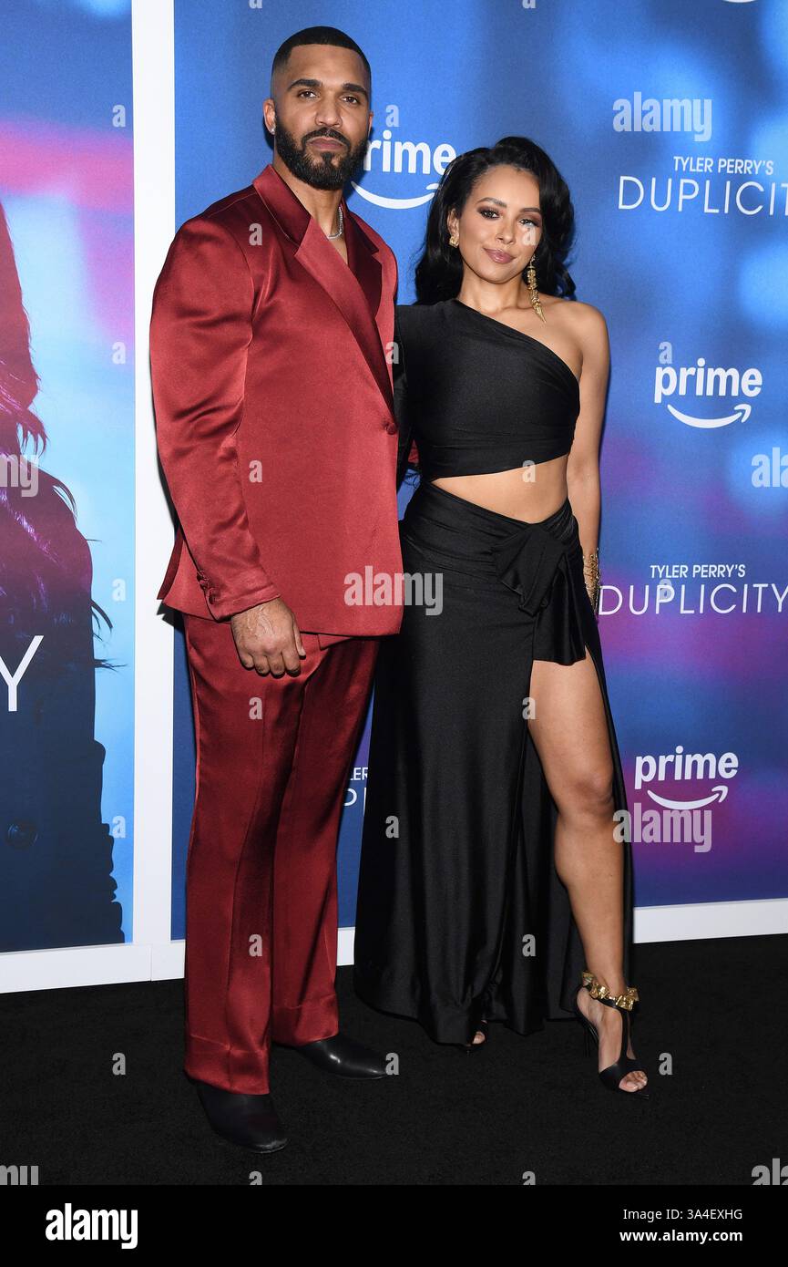 New York, USA. 18th Mar, 2025. (L-R) Tyler Lepley and Kat Graham attend ...