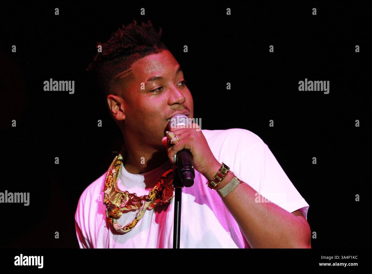 May 24, 2014 - Atlanta, Georgia, USA - Jazz trumpeter CHRISTIAN SCOTT ...