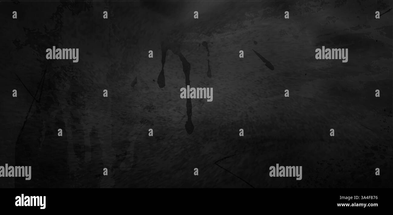 Charcoal wall with dark drip marks and weathered texture. Moody ...