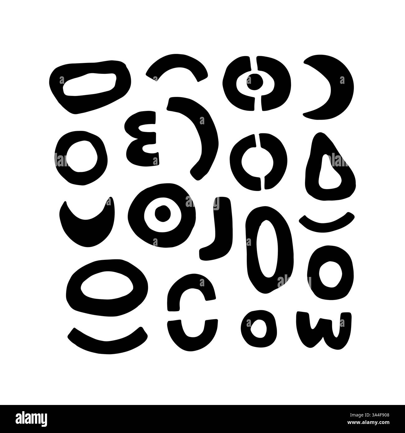 Geometric figures art Black and White Stock Photos & Images - Alamy