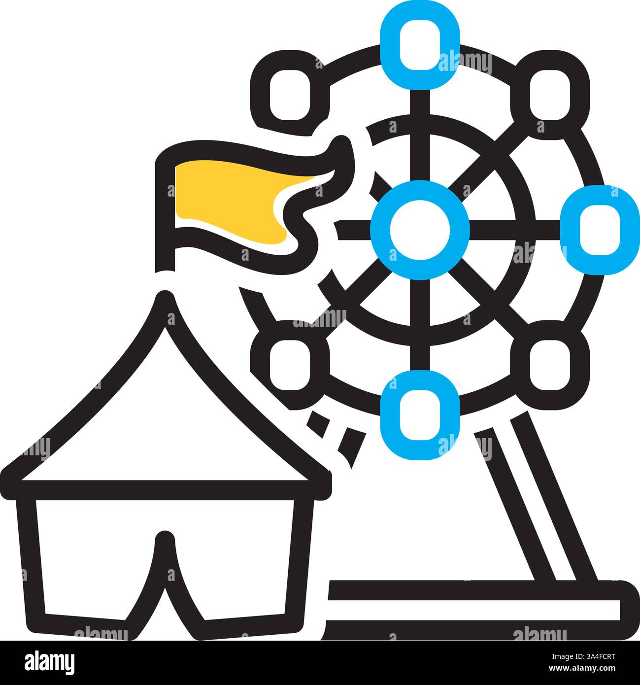 Icon for fair,swing,hammock Stock Vector Image & Art - Alamy