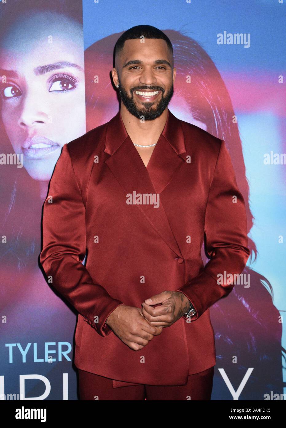 New York, NY, USA. 18th Mar, 2025. Tyler Lepley at the NY premiere of ...