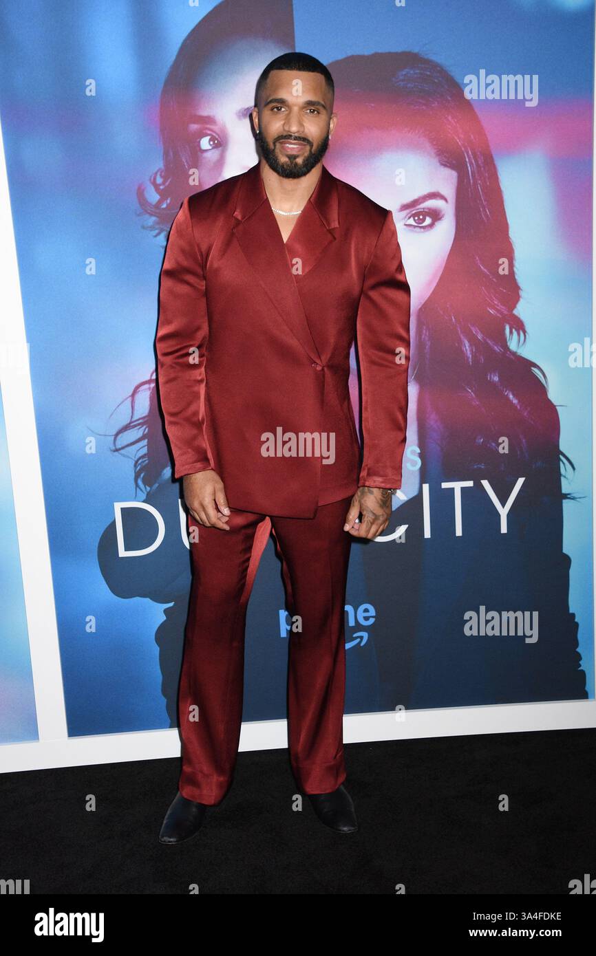 New York, NY, USA. 18th Mar, 2025. Tyler Lepley at the NY premiere of ...