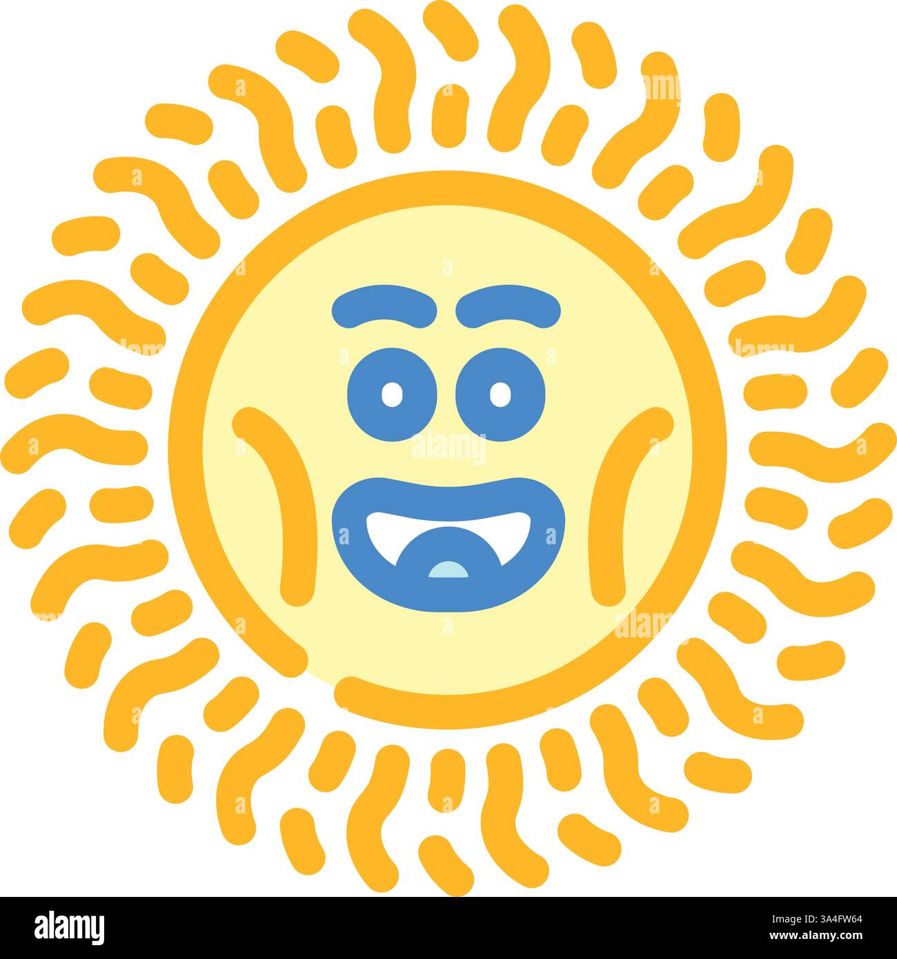 Playful sunny character smiling hi-res stock photography and images - Alamy