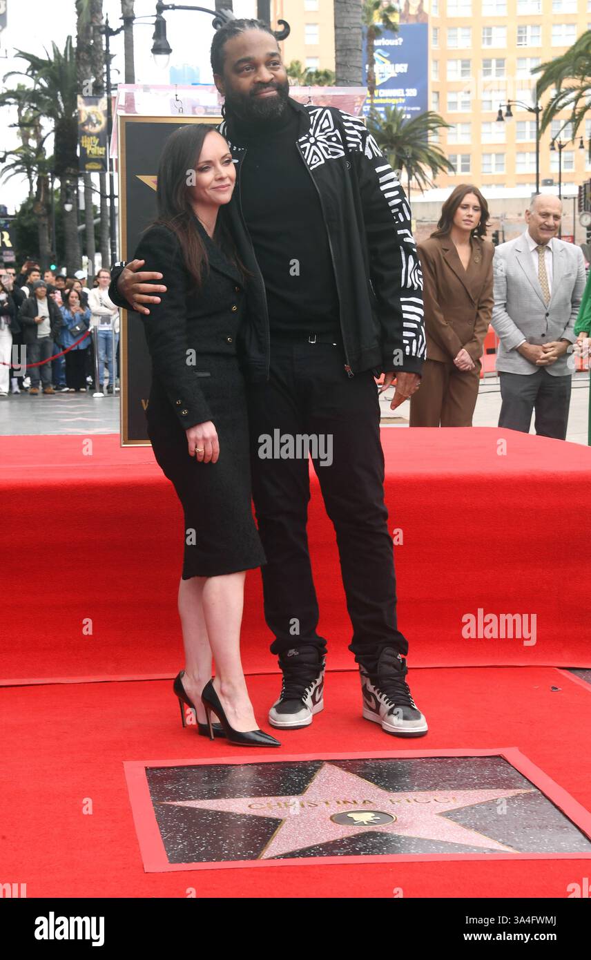 Hollywood, United States. 06th Mar, 2025. Actress Christina Ricci and ...
