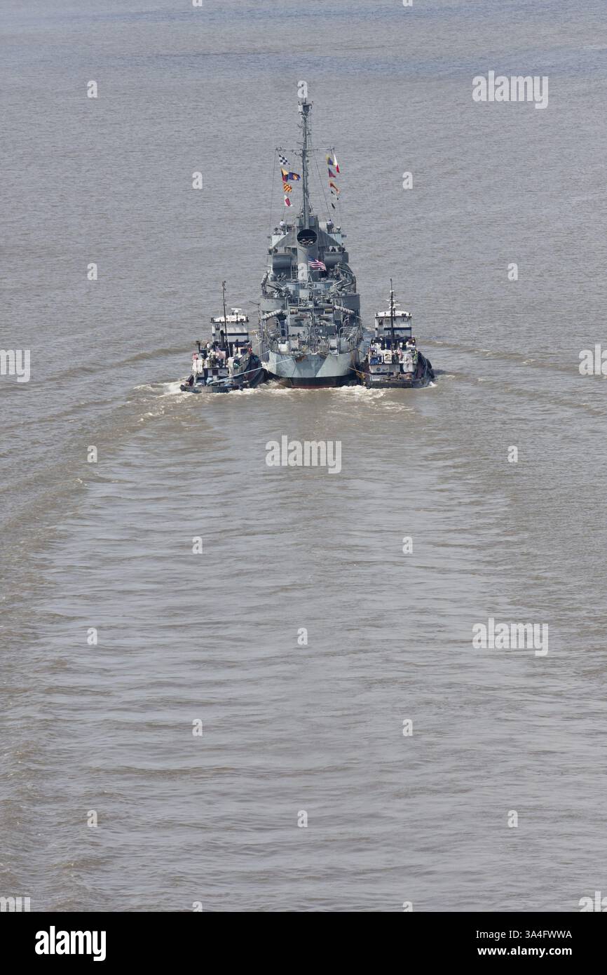 June 30, 2014 - Highland, New York, USA - The tugboats Frances, at left ...