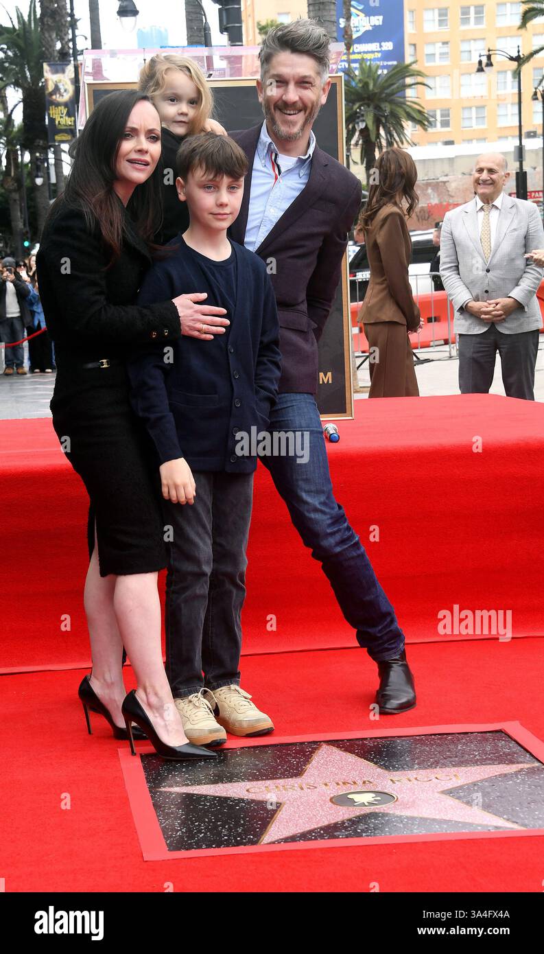 Hollywood, United States. 06th Mar, 2025. Actress Christina Ricci, son ...