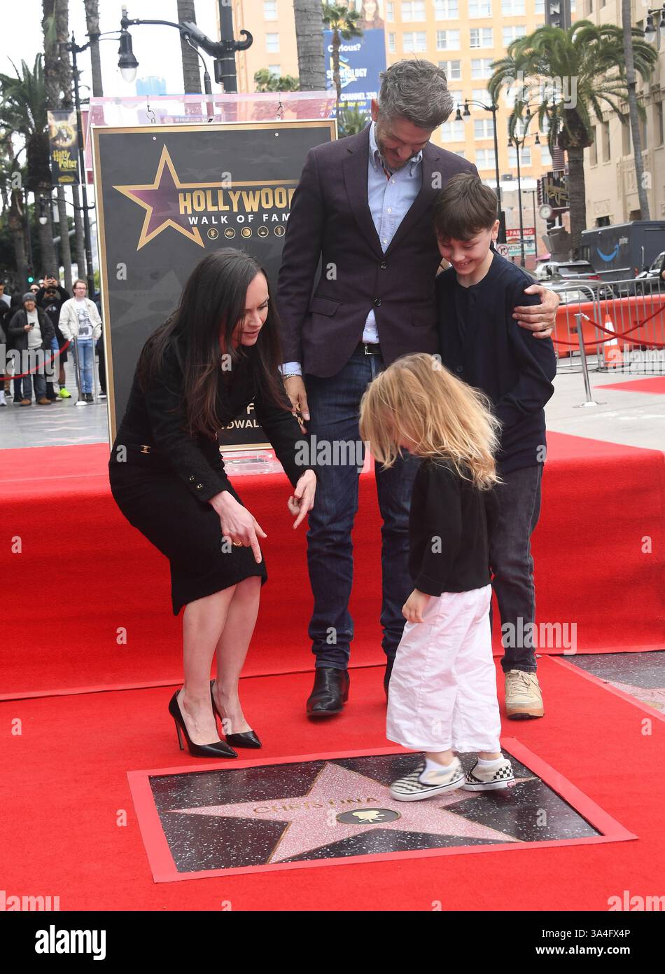 Hollywood, United States. 06th Mar, 2025. Actress Christina Ricci, son ...