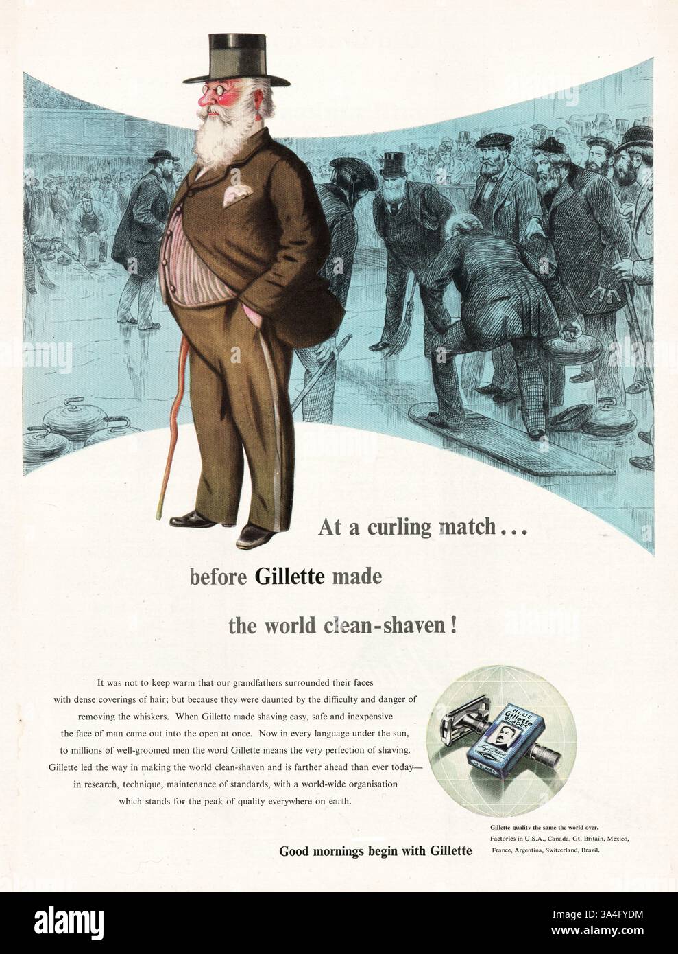 Gillette ad hi-res stock photography and images - Alamy