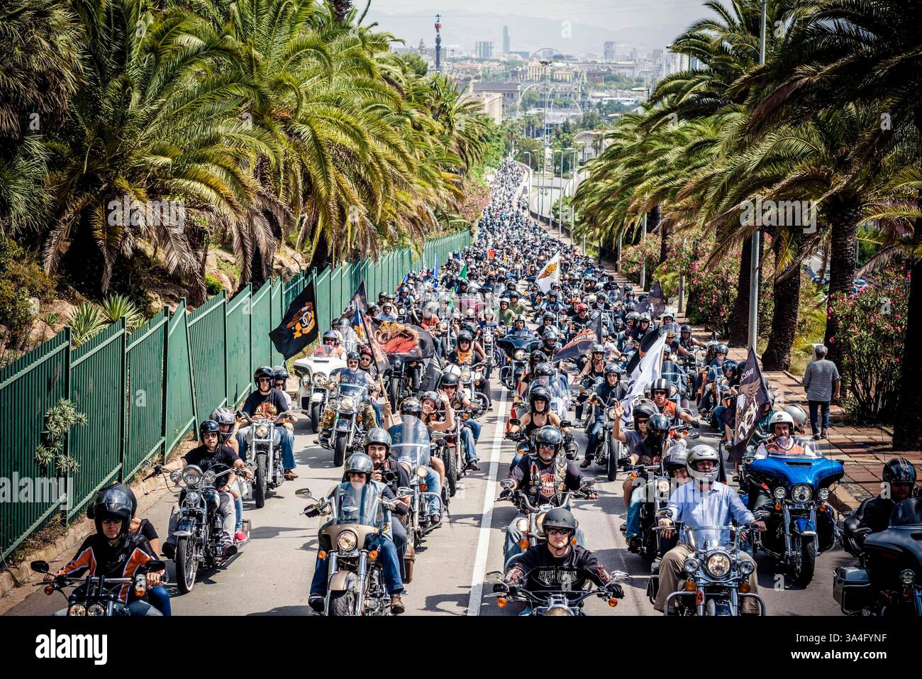 Jul 6, 2014 - Barcelona, Spain - Over ten thousand riders, mostly of ...