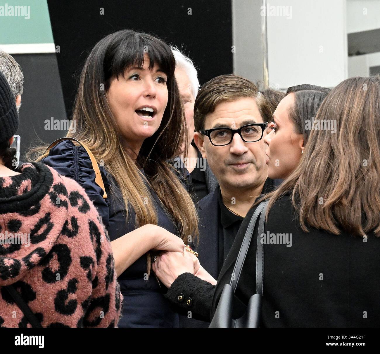 Hollywood, United States. 06th Mar, 2025. Director Patty Jenkins greets ...