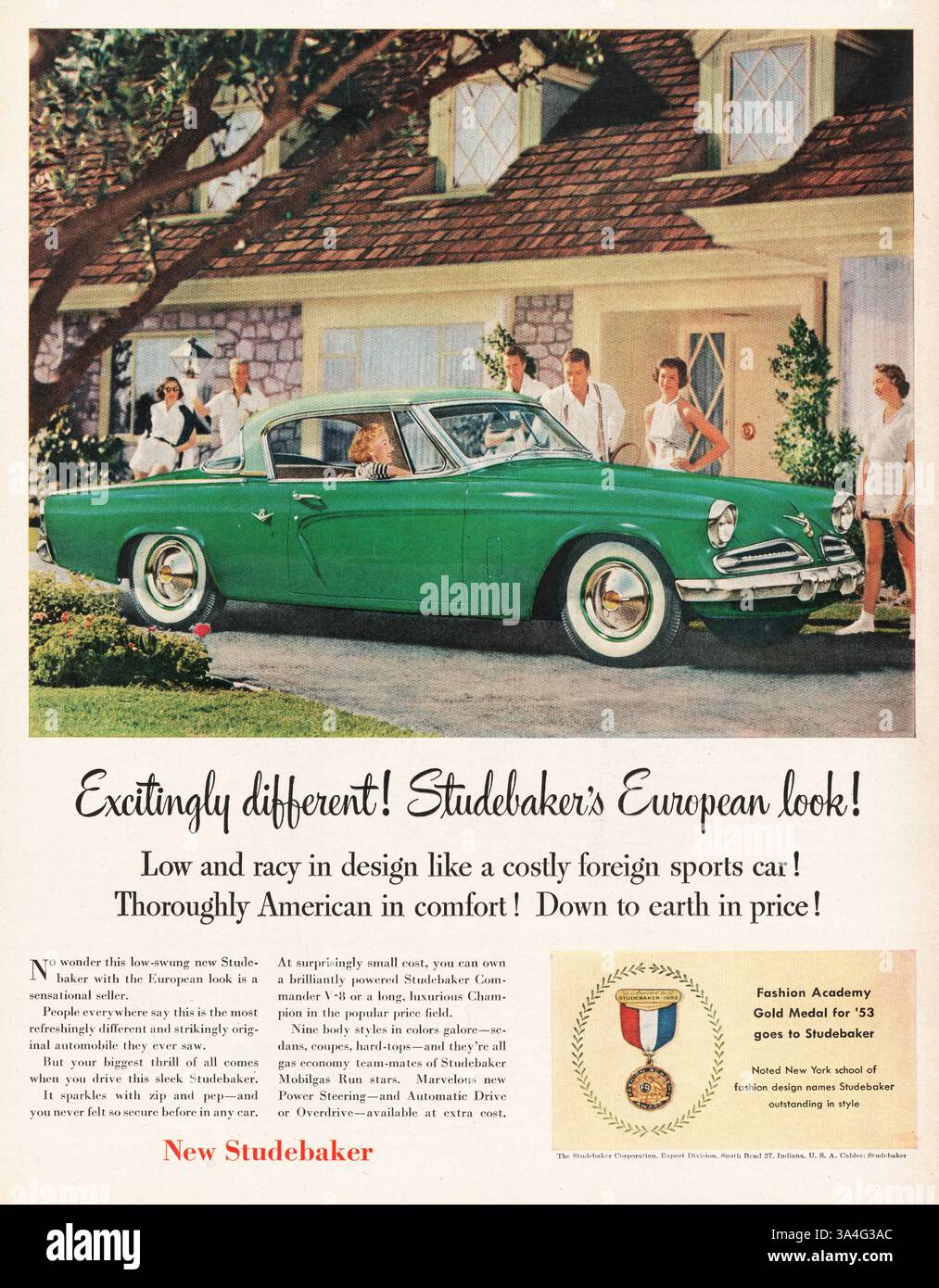Studebaker car advertisement hi-res stock photography and images - Alamy