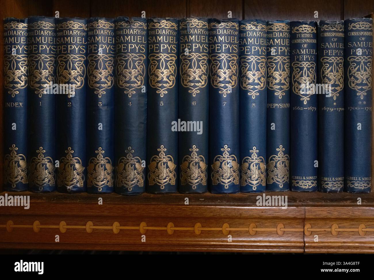 A collection of The Diaries of Samuel Pepys in the Cardiff Castle ...