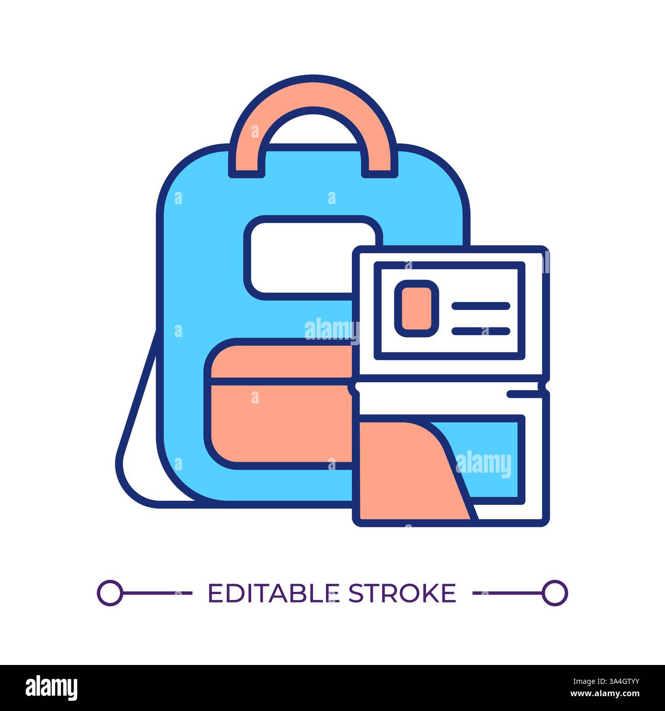 Bug out bag RGB color icon Stock Vector Image & Art - Alamy