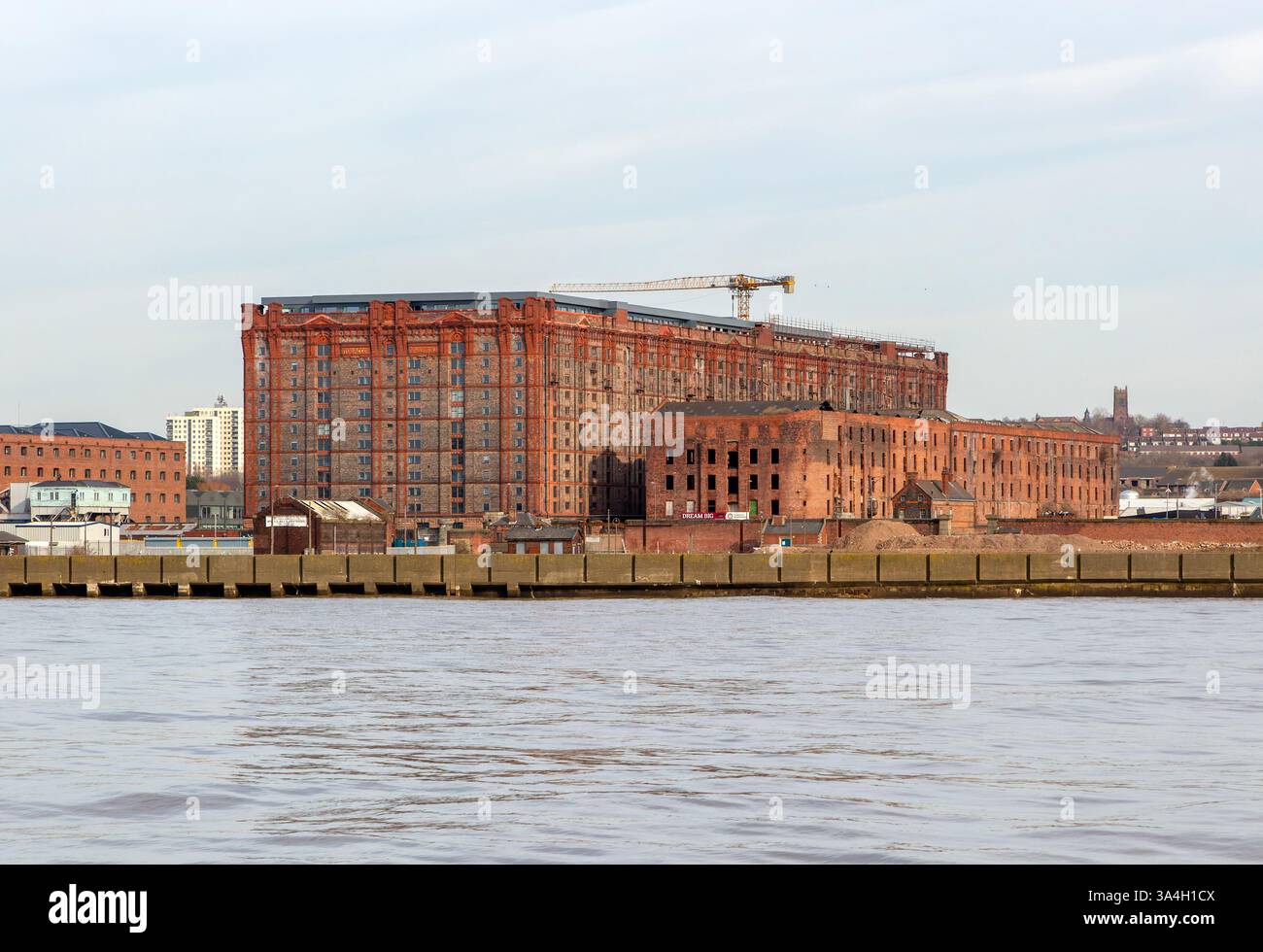 Stanley Dock Tobacco Warehouse red brick former industrial buildings ...