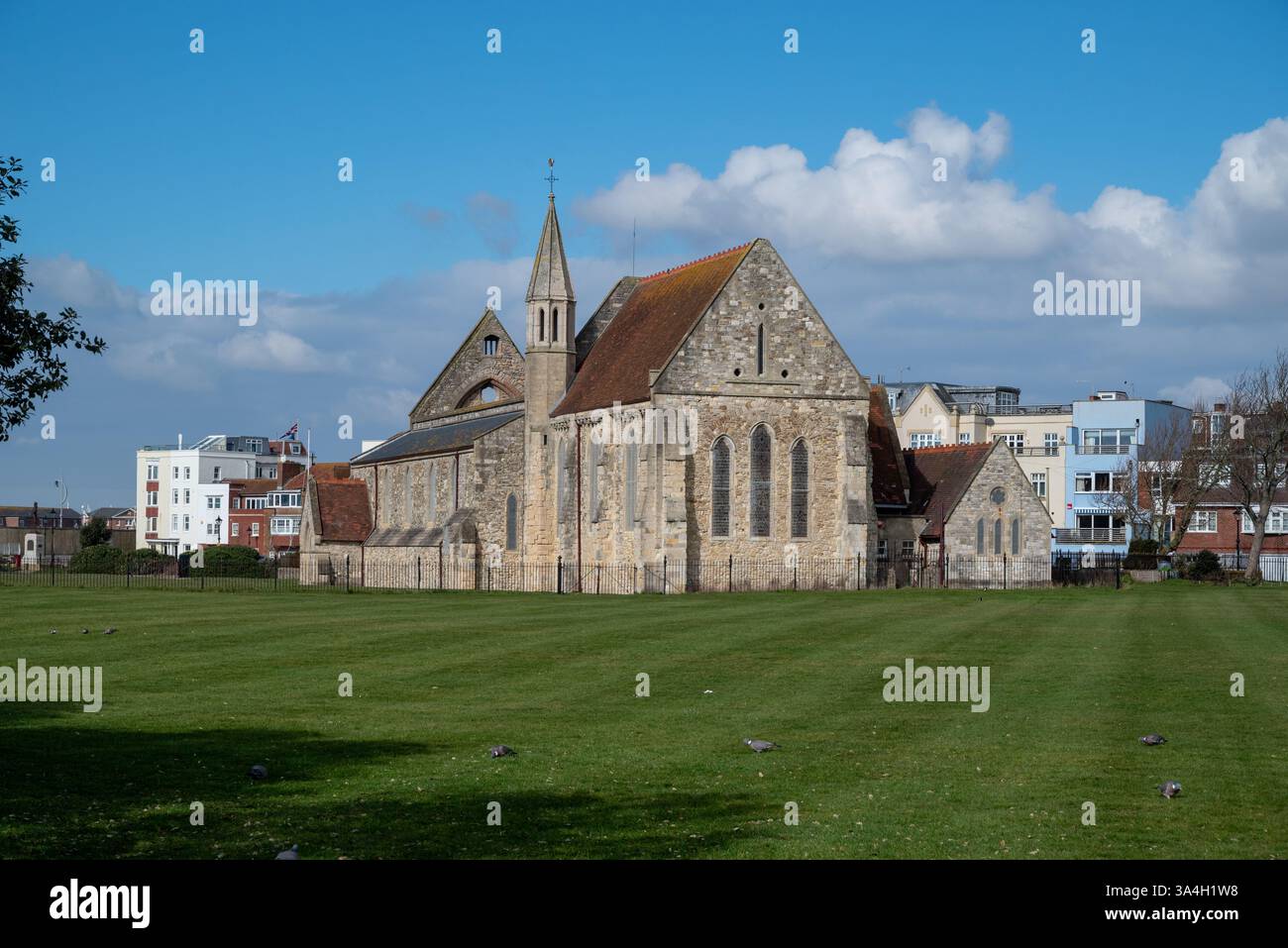 Exterior view of the Garrison church in Old Portsmouth. March 2025 ...