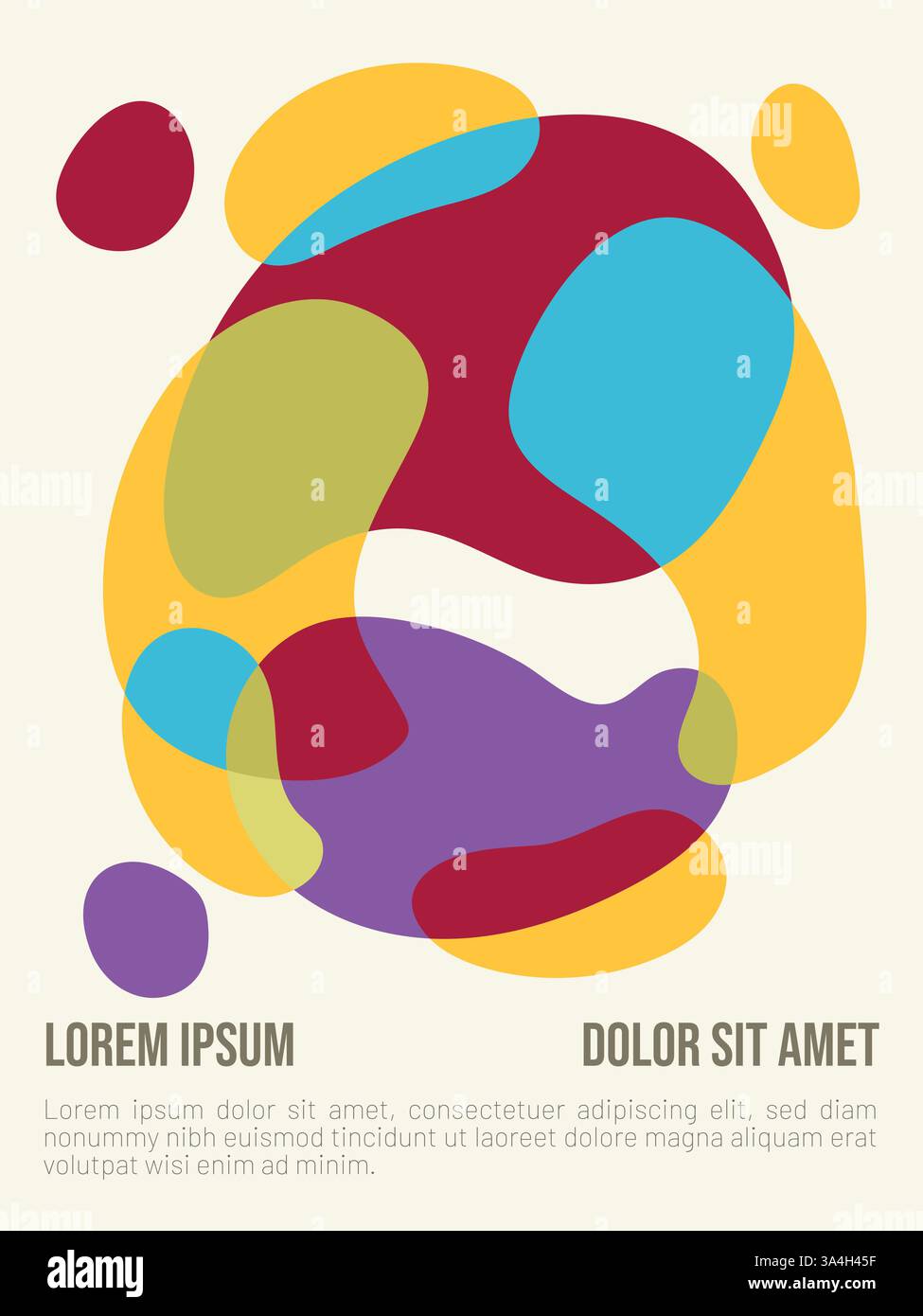 Abstract Bauhaus Summer Layout for Design. abstract bauhaus style ...