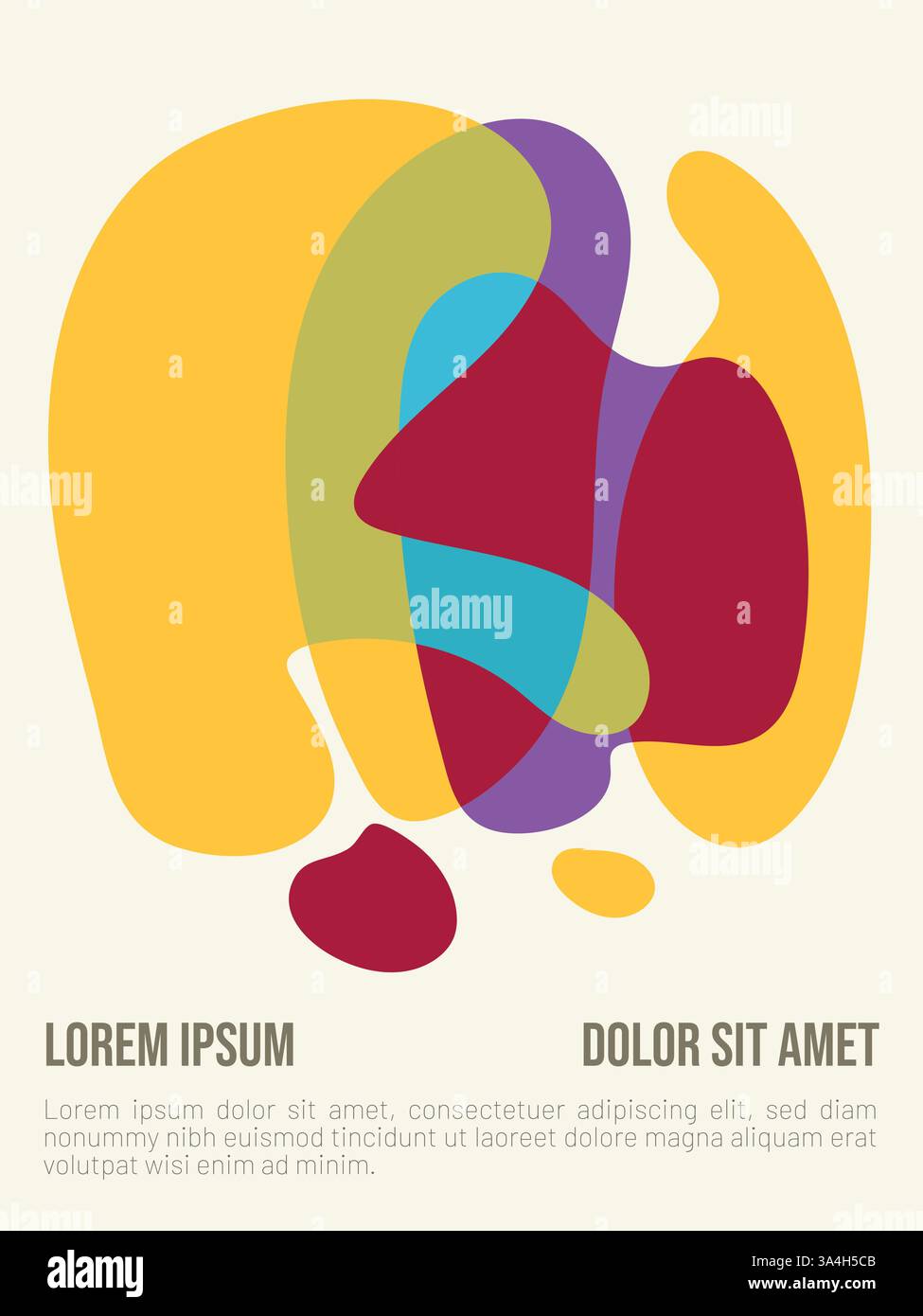 Artistic Abstract Poster in Bauhaus Style. abstract bauhaus style ...