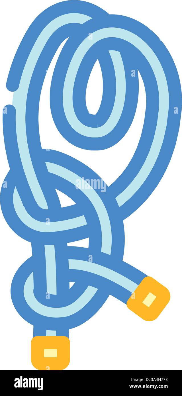 round turn and two half hitches color icon vector illustration Stock ...