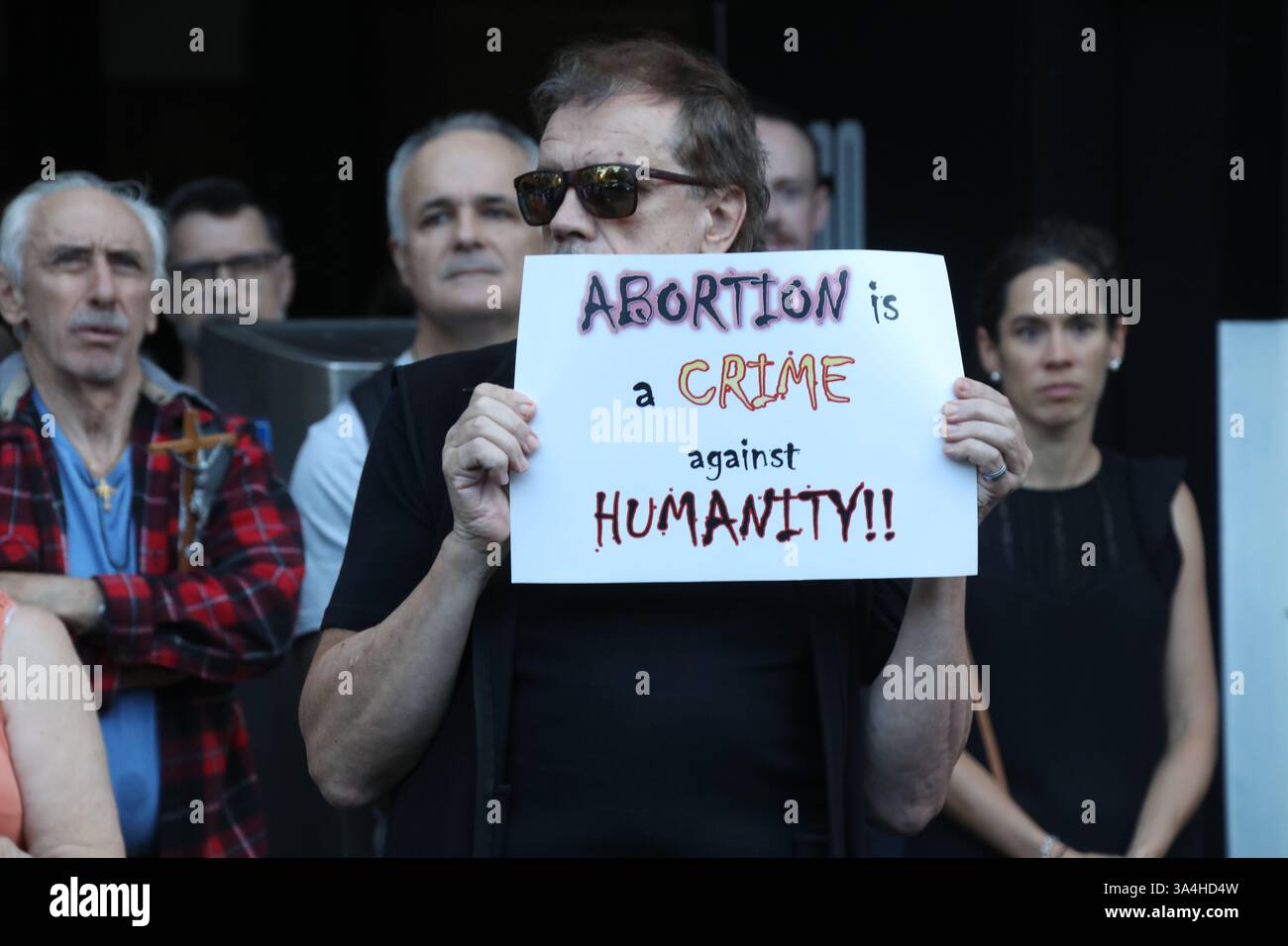 Sydney, Australia. 19th March 2025. Rally against the Abortion Law ...