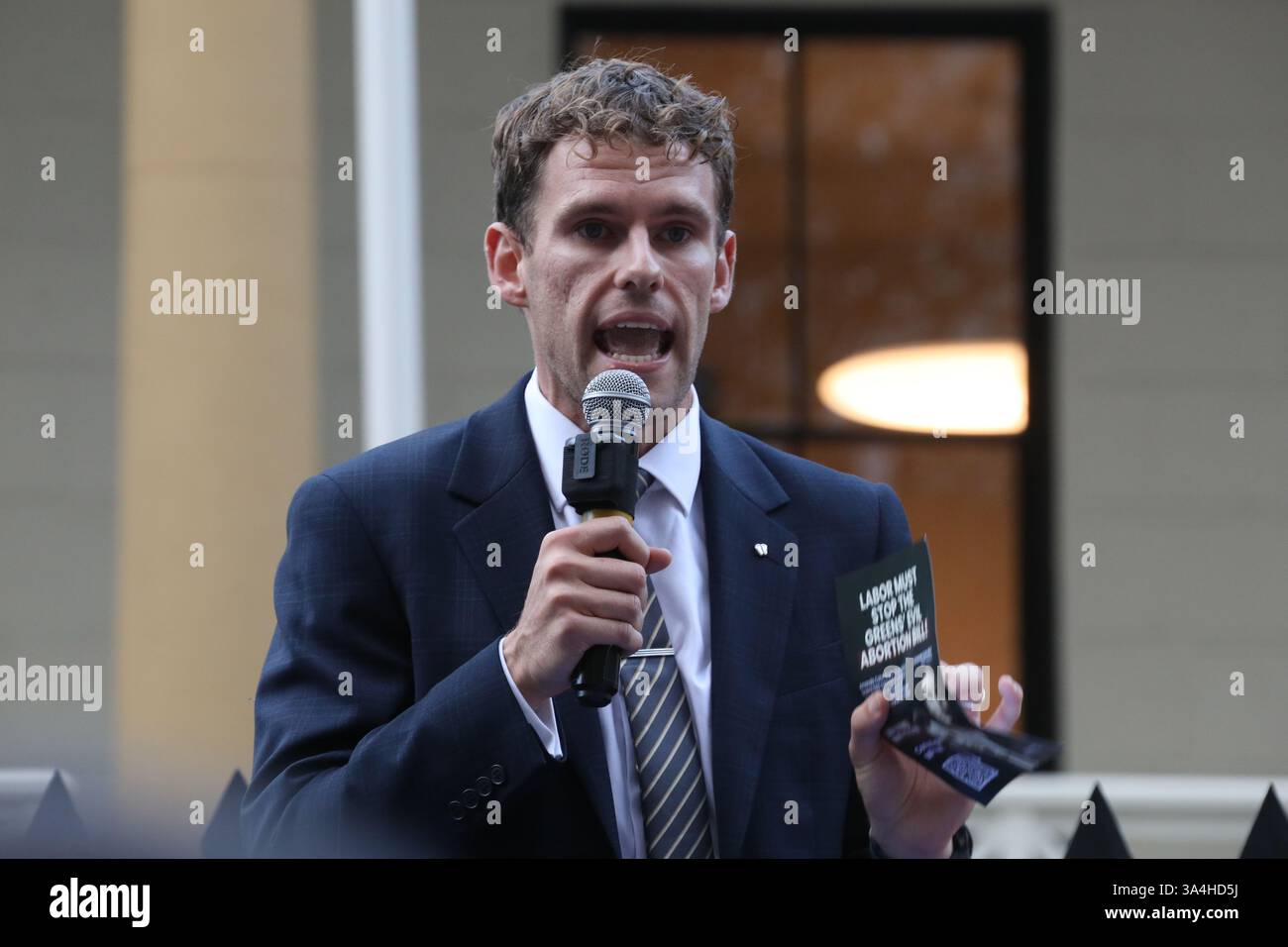 Sydney, Australia. 19th March 2025. Rally against the Abortion Law ...