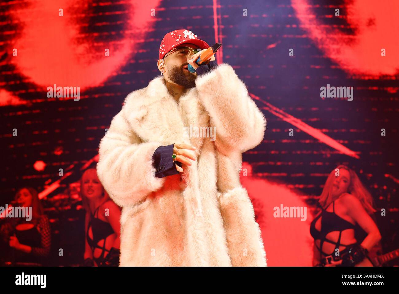 UK. 18th Mar, 2025. LONDON, ENGLAND - MARCH 18: Maluma (Juan Luis ...