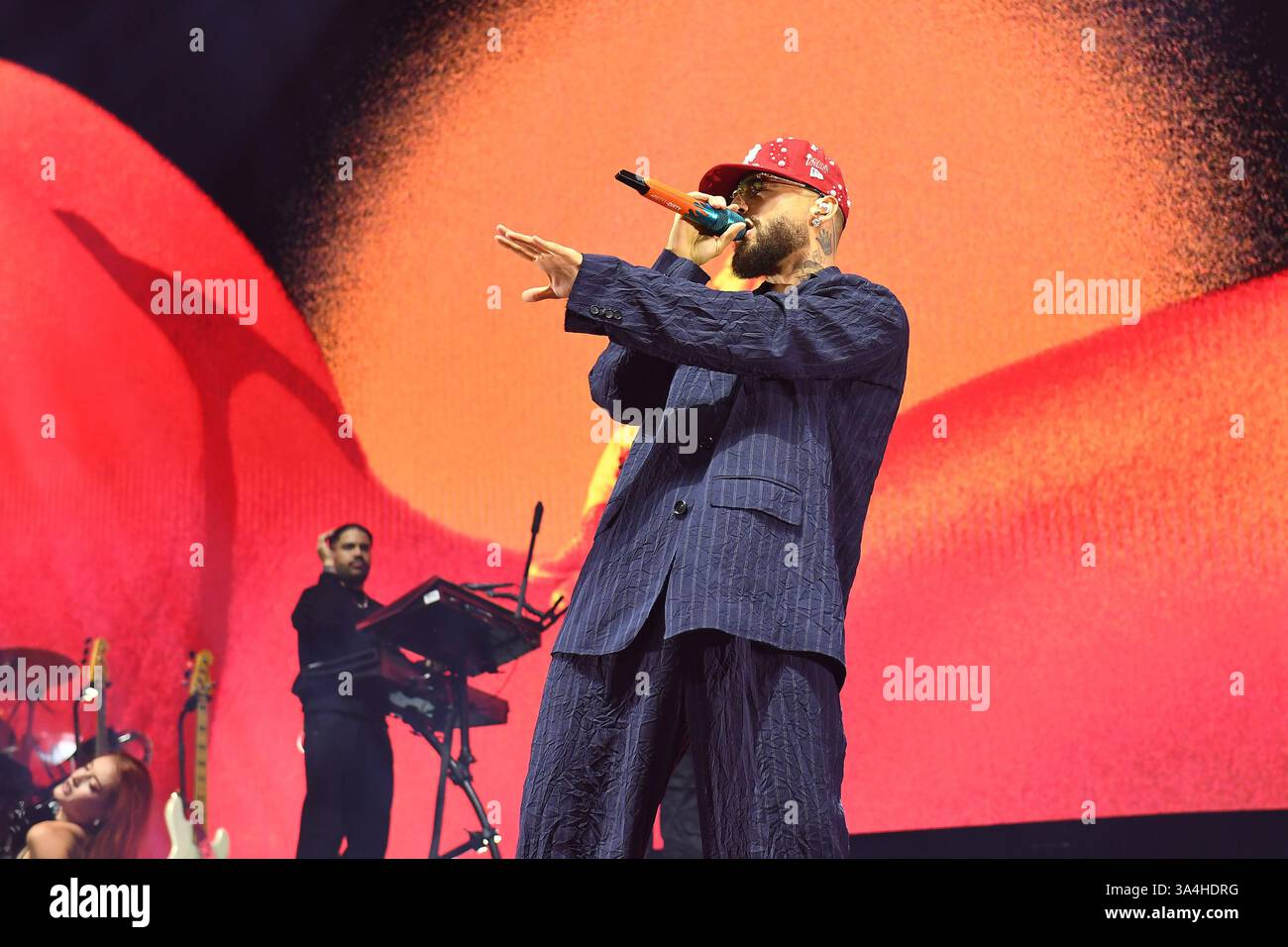 UK. 18th Mar, 2025. LONDON, ENGLAND - MARCH 18: Maluma (Juan Luis ...