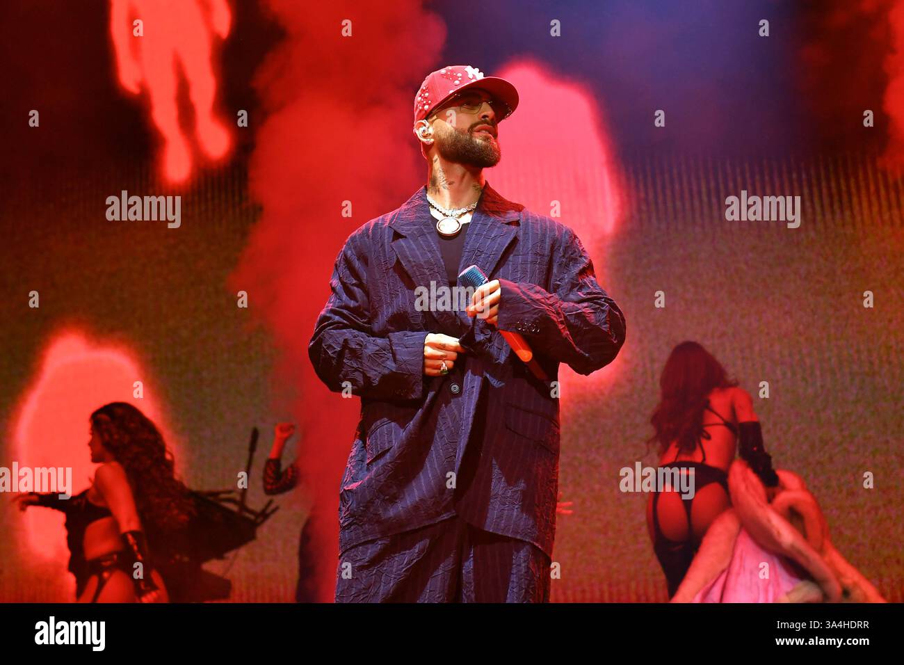 UK. 18th Mar, 2025. LONDON, ENGLAND - MARCH 18: Maluma (Juan Luis ...