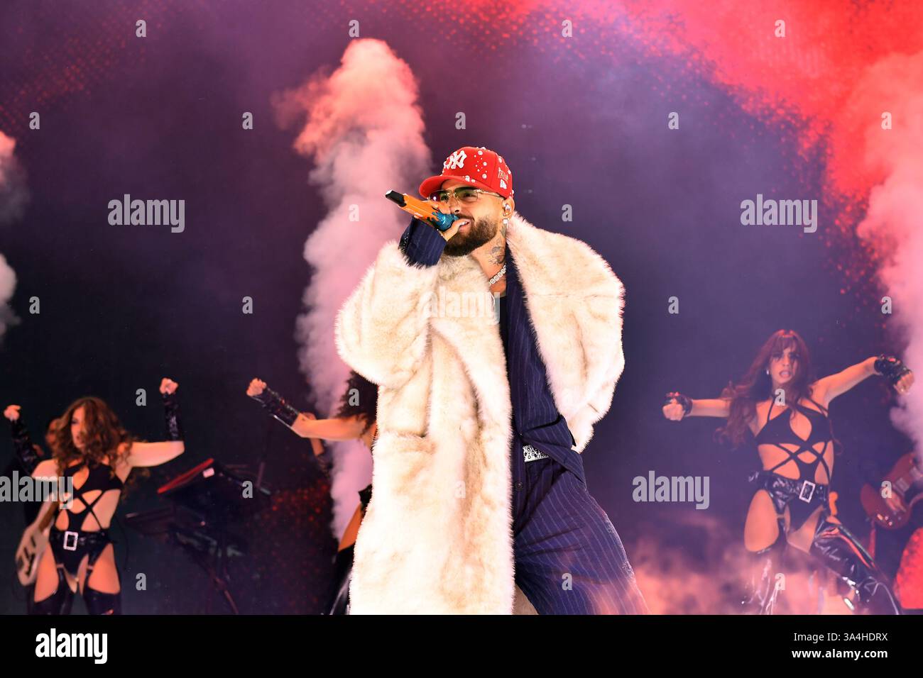 UK. 18th Mar, 2025. LONDON, ENGLAND - MARCH 18: Maluma (Juan Luis ...