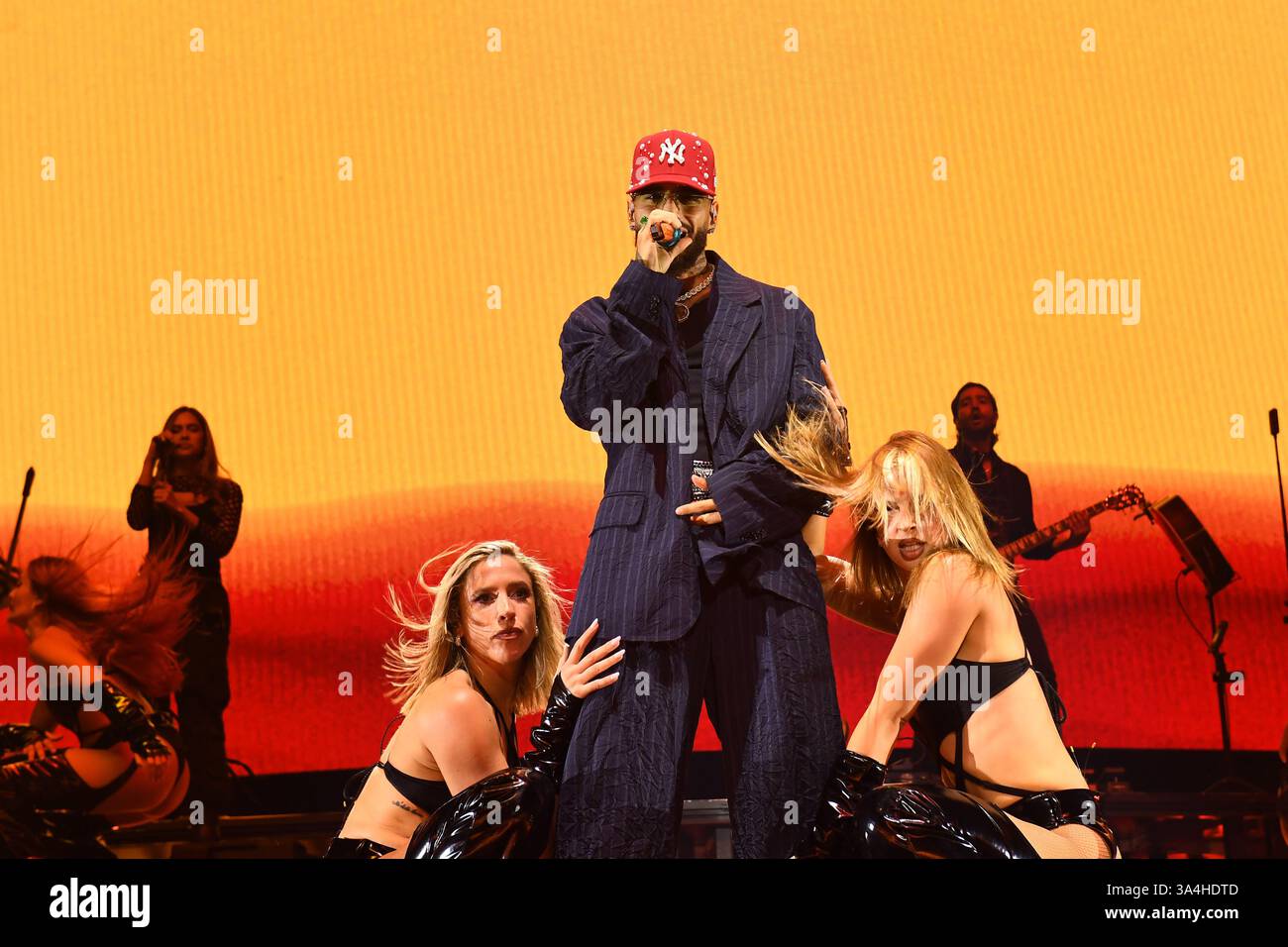 LONDON, ENGLAND - MARCH 18: Maluma (Juan Luis Londoño Arias) performing ...