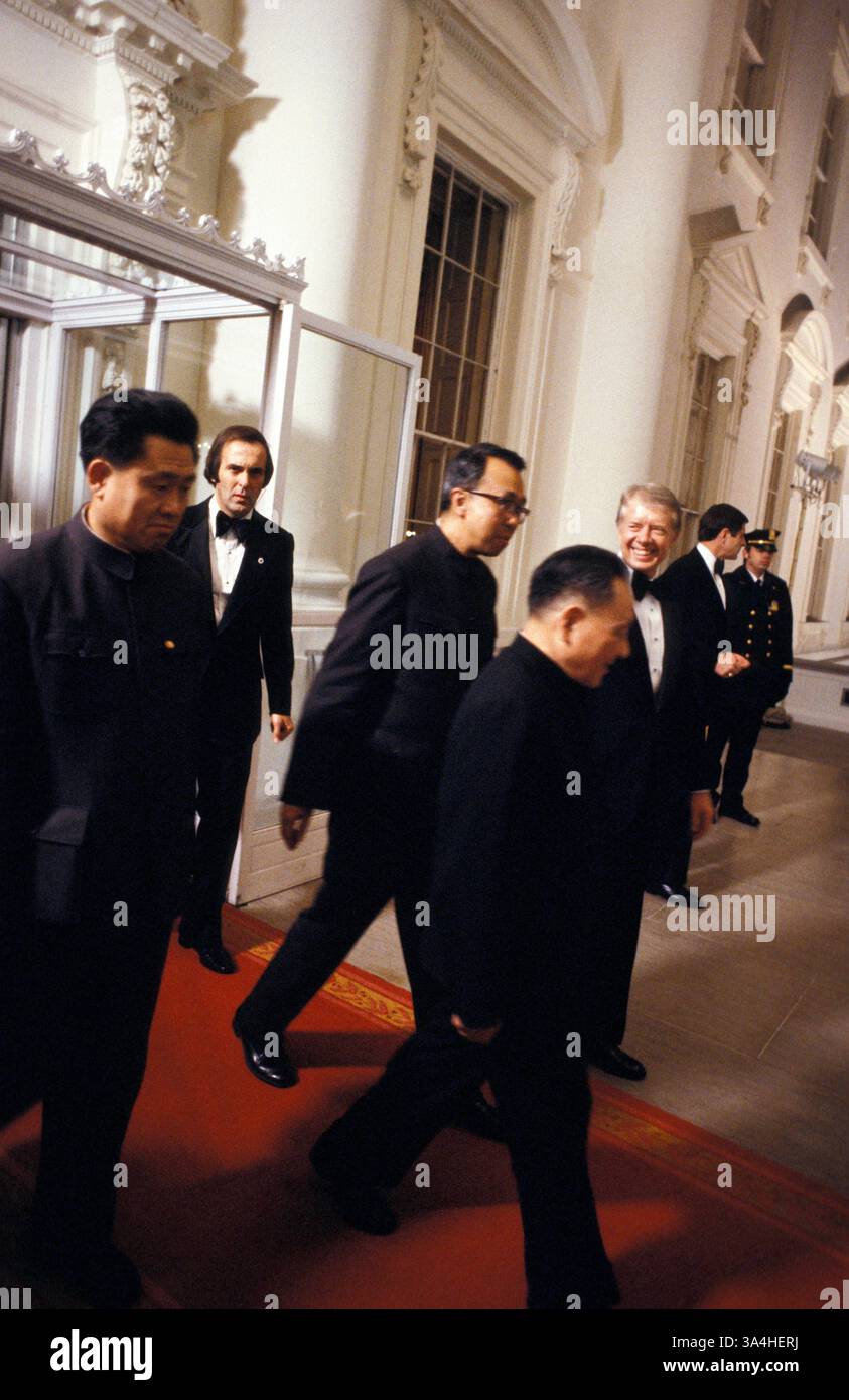 Jan 29, 1979; Washington, DC, USA; Leader of the Chinese Communist ...