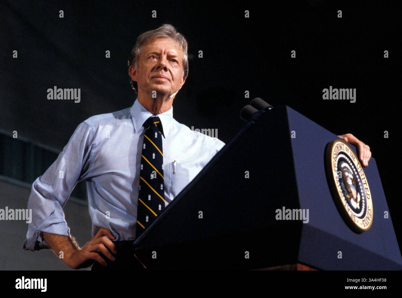 Jul 01, 1979; Bardstown, KY, USA; US President JIMMY CARTER campaigns ...