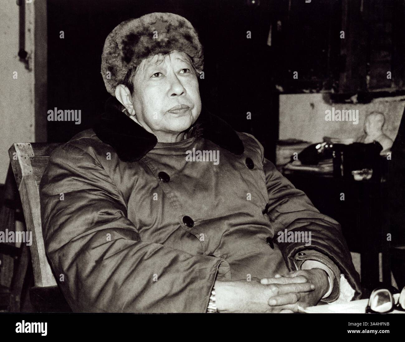Jan 14, 1987; Panghsang, , BURMA; THAKIN BA THEIN TIN, Chairman of the ...