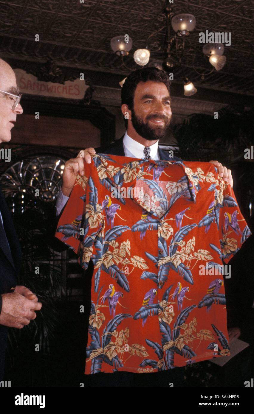 May 01, 1988; Washington, DC, USA; Actor TOM SELLECK at Smithsonian ...