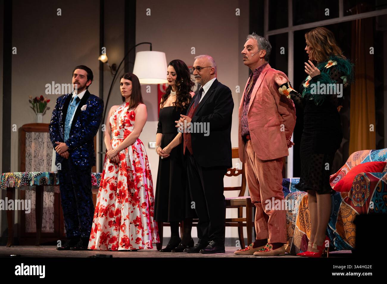 Naples, Italy. 14th Mar, 2025. Domenico Pinelli, Giovanna Sannino Maria ...
