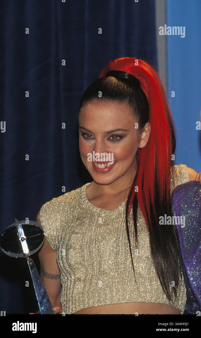 Singer MELANIE CHISHOLM, aka Sporty Spice of the Spice Girls at the ...