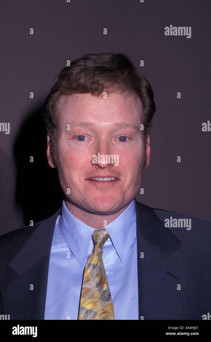Jan 17, 1998; Los Angeles, CA, USA; Talkshow host CONAN O'BRIEN at the ...