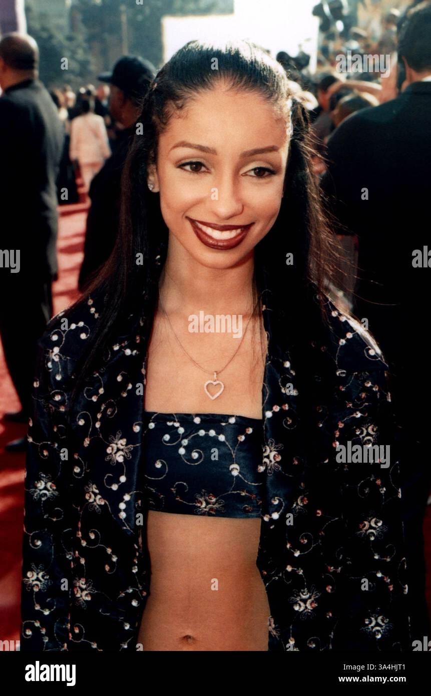 Feb 24, 1999; Los Angeles, CA, USA; R&B singer MYA at the Grammy Awards ...