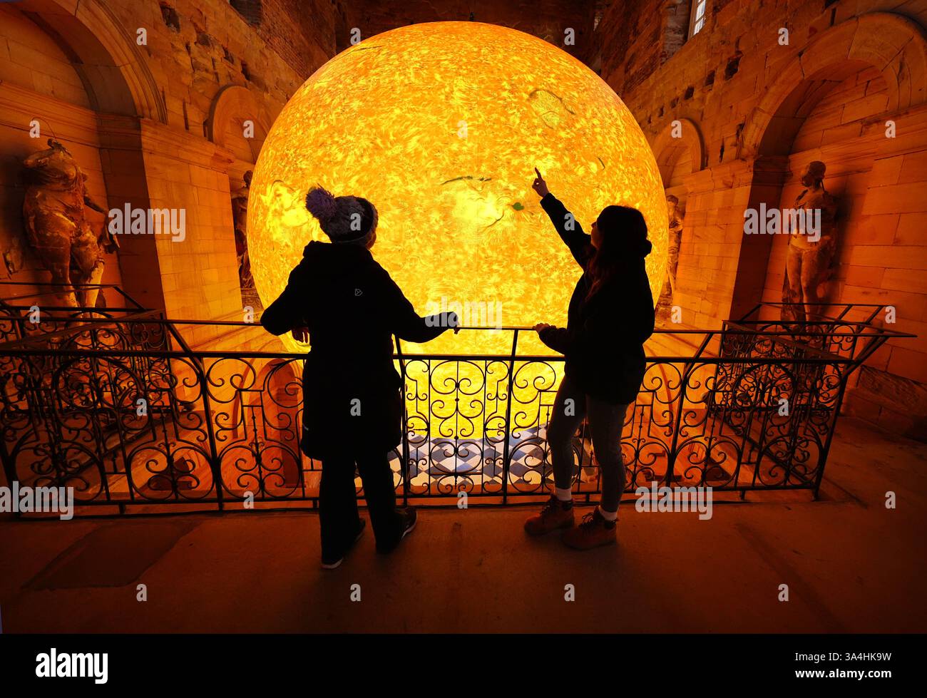 The Helios sculpture of the sun by Luke Jerram goes on display at the ...