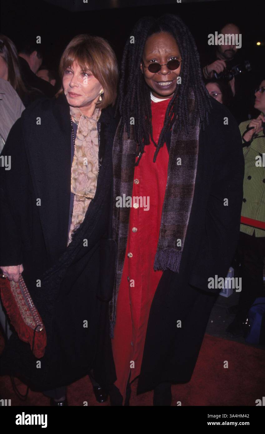Feb 16, 2000; New York, NY, USA; Actress WHOOPI GOLDBERG with LEE GRANT ...