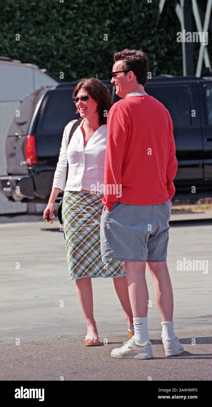 Jun 01, 2000; Los Angeles, CA, USA; Actor MATTHEW PERRY and new ...