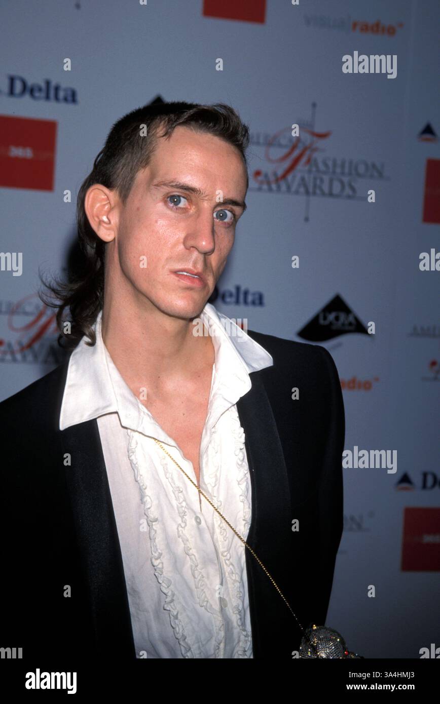 Jun 15, 2000; New York, NY, USA; JEREMY SHAWN at the 2000 CFDA Fashion ...