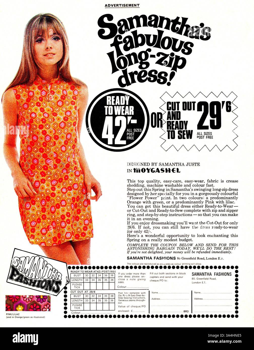 Vintage 1968 advert for from RAVE Magazine Stock Photo - Alamy