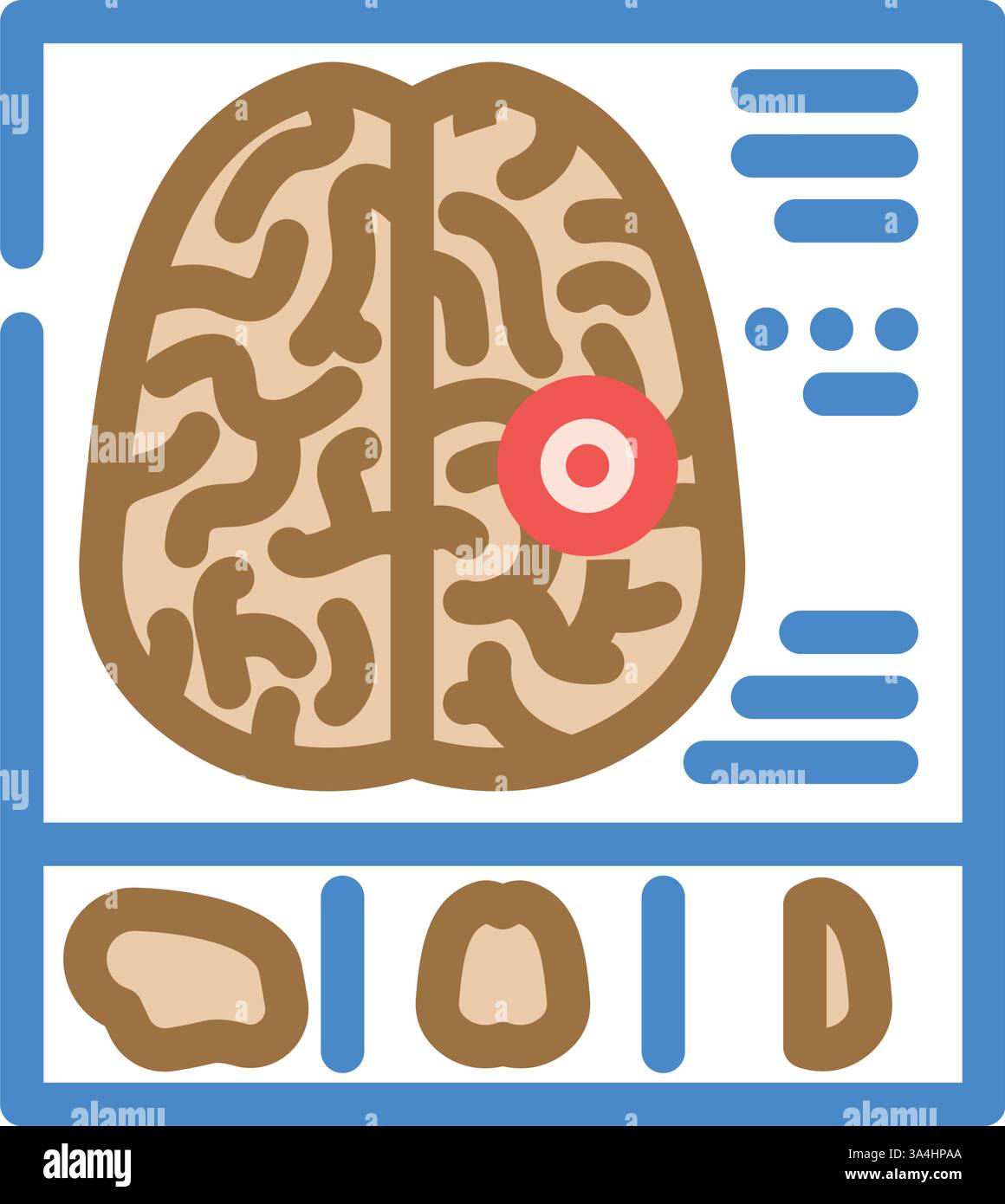 brain examination neurologist color icon vector illustration Stock ...