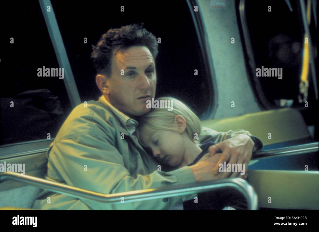Aug 15, 2001; Hollywood, CA, USA; Actor SEAN PENN plays Sam and actress ...