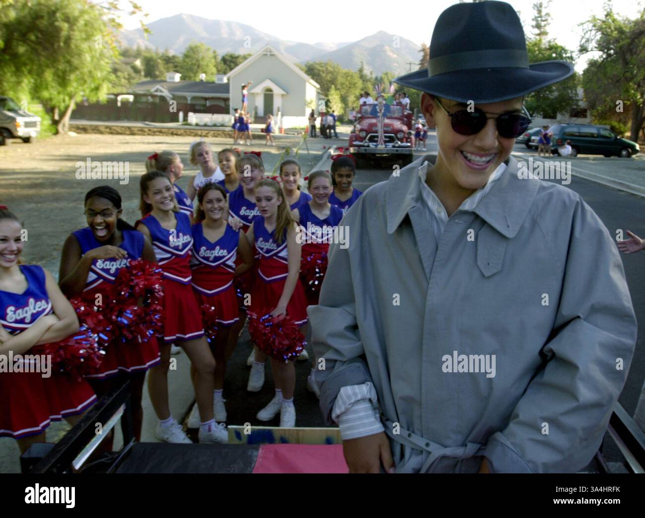 Oct 04, 2001; Clayton, CA, USA; Dressed as Humphrey Bogart, freshman ...