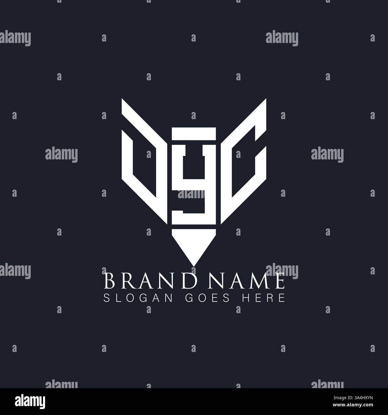 Dyc monogram hi-res stock photography and images - Alamy